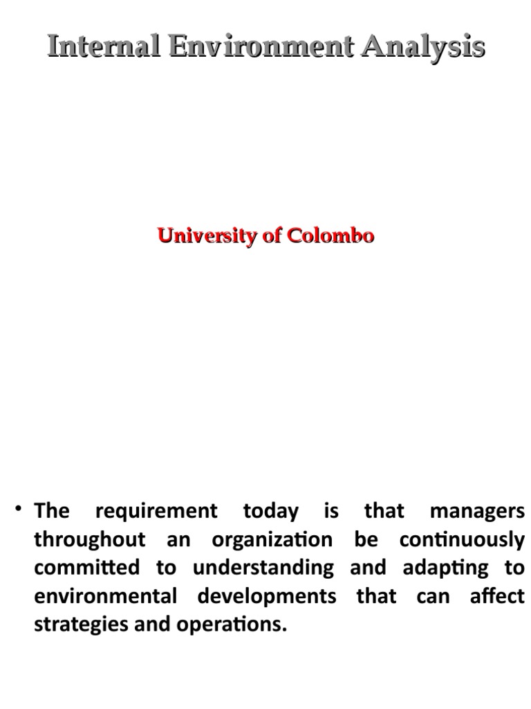 MBA 2021 Internal - Environment | PDF | Swot Analysis | Strategic ...