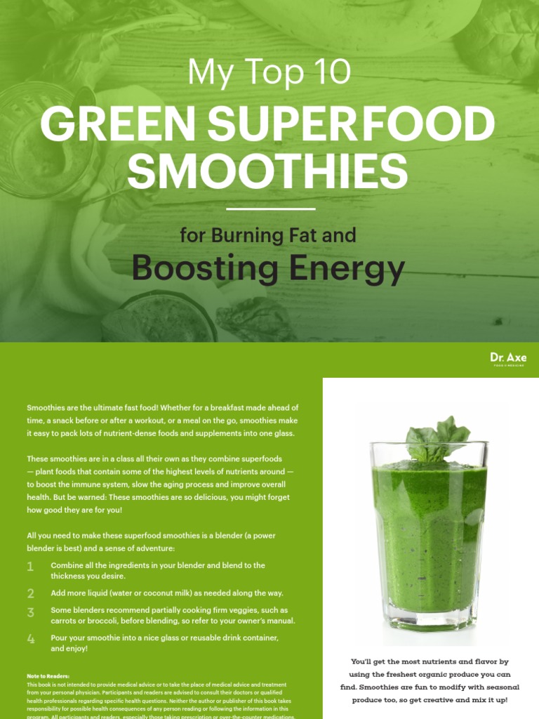 Green Smoothie Recipes | PDF | Smoothie | Foods