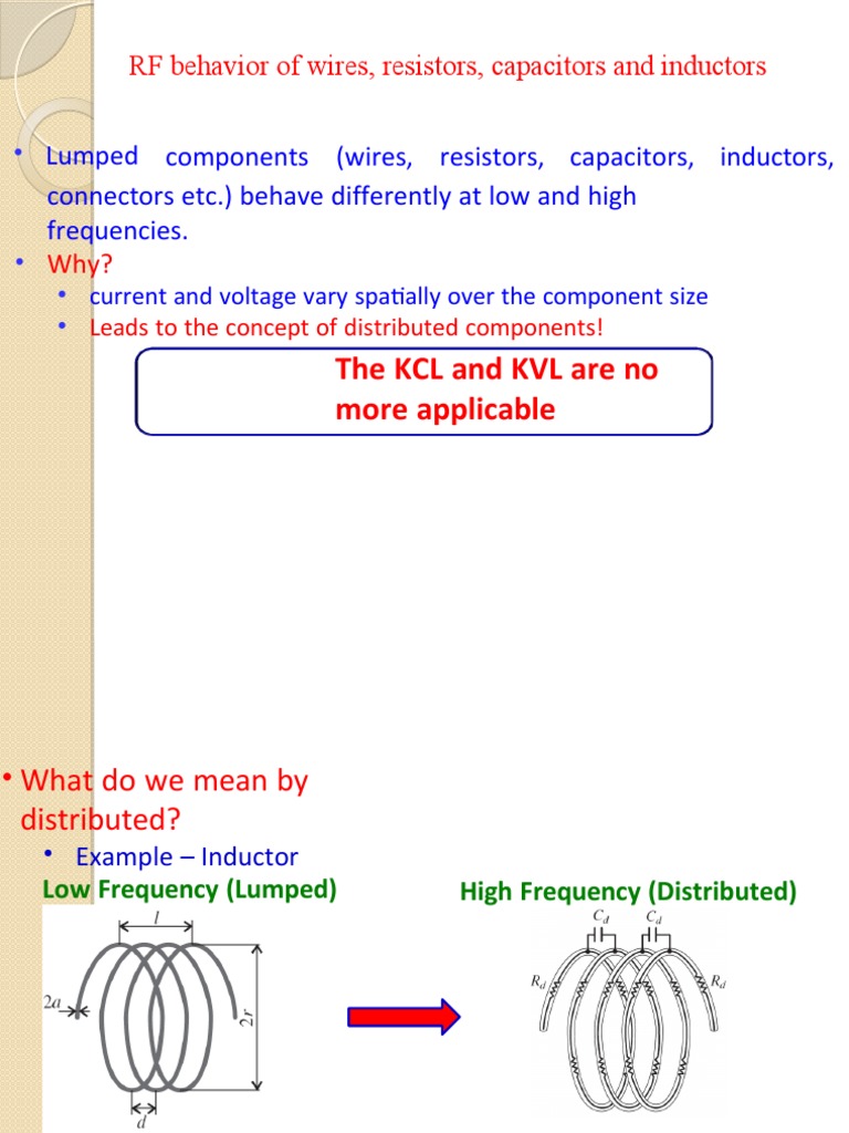 RF Behavior of Inductors and Capacitors | PDF | Inductor | Capacitor
