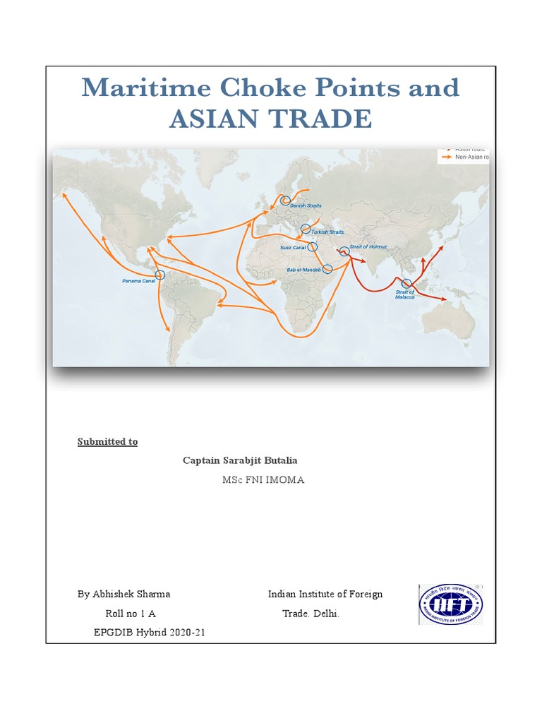 Choke Points in Maritime Trade | PDF | Economies