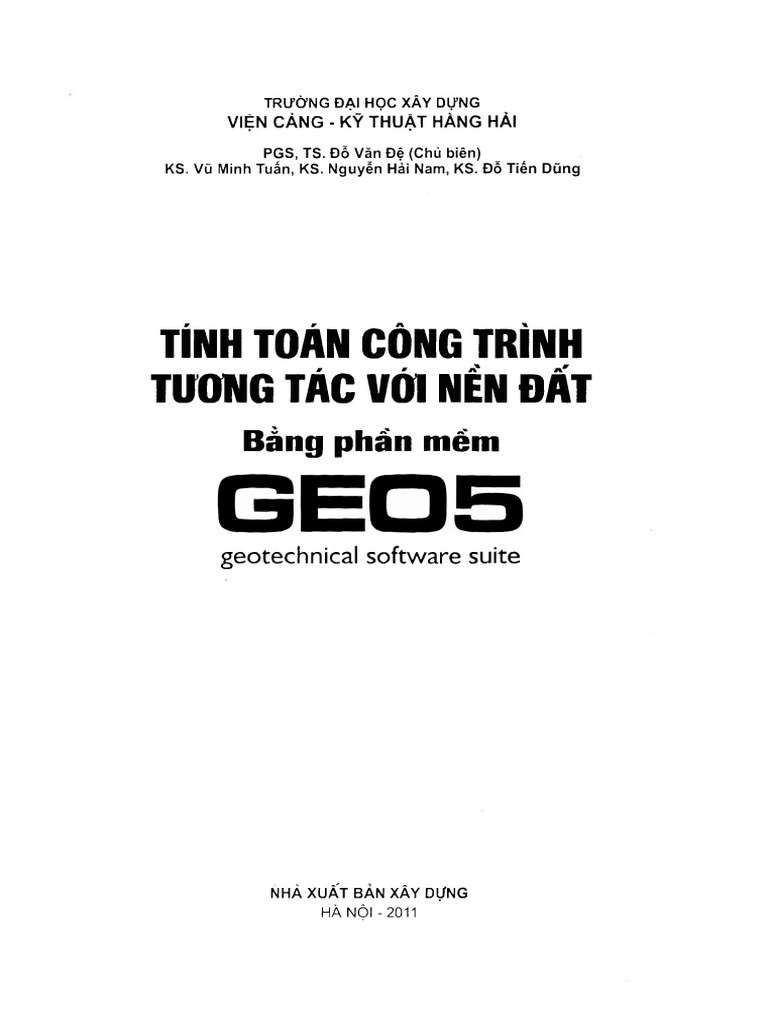 Huong Dan Su Dung Geo 5-2021 | PDF