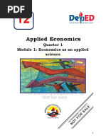 Applied Econ. Module 2 | PDF | Economic System | Economics