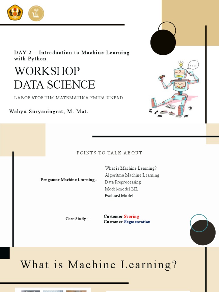 Day 2 - Sesi 1 - Pengantar ML | PDF | Machine Learning | Computer Science