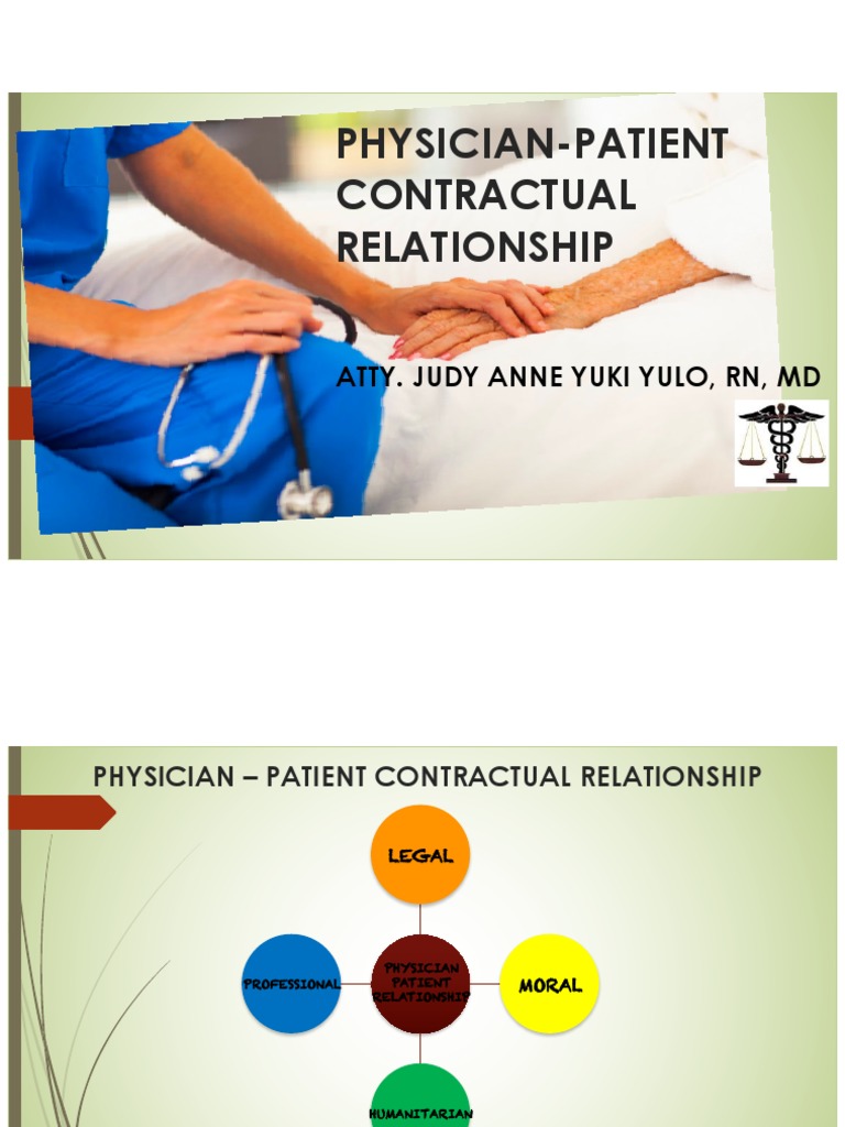 Physician Patient Relationship Pdf Physician Consent
