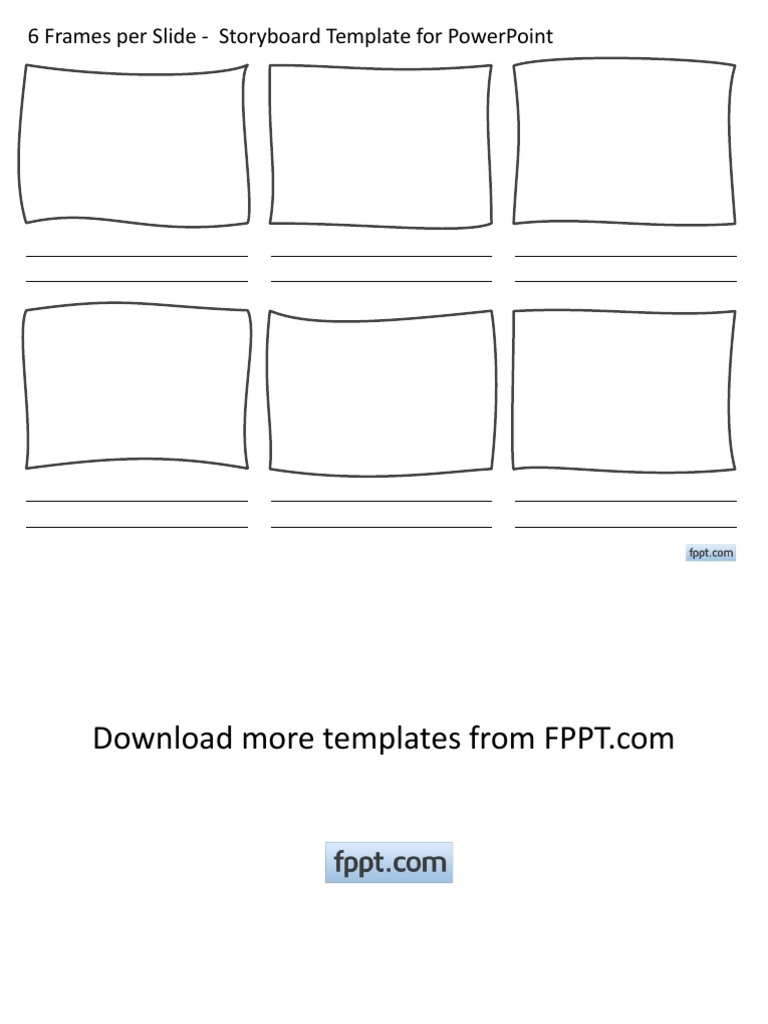 6-Frame PowerPoint Storyboard Template | PDF | Games & Activities ...