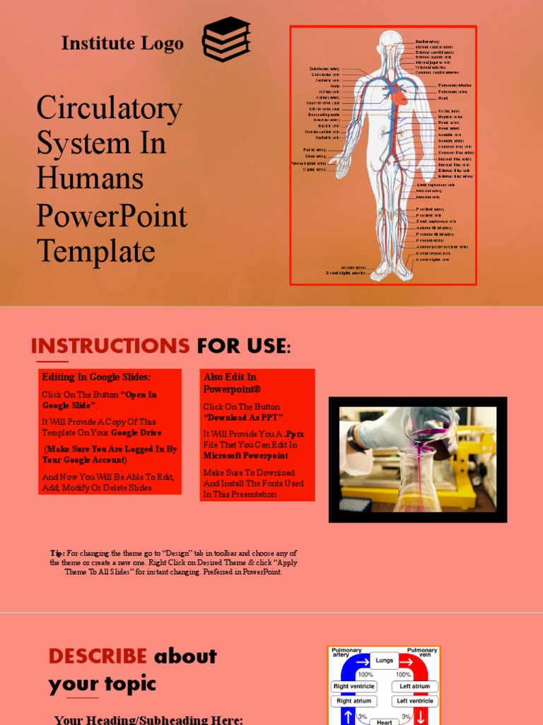 045 Free Circulatory System Blood Google Slides Themes PPT Template ...