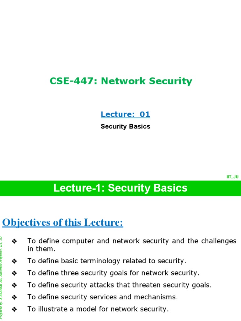 Network Security | PDF | Information Security | Information Technology ...