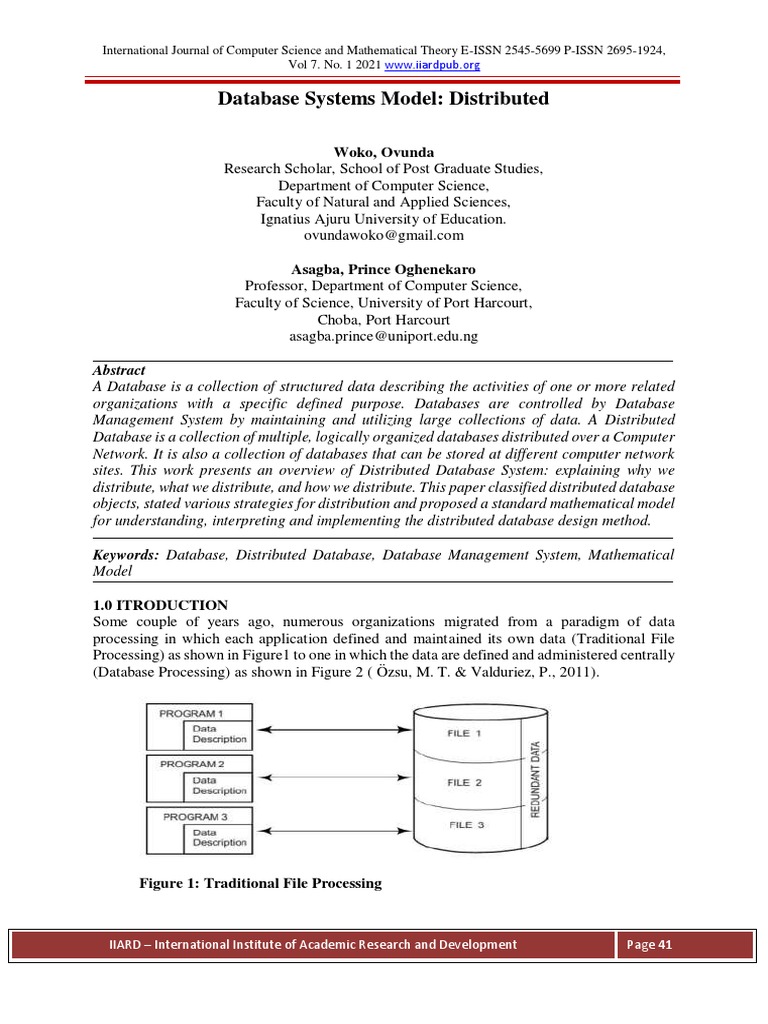 Database Systems Model | PDF | Databases | Conceptual Model