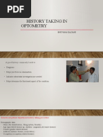 Optometry Patient History Guide | PDF | Diabetes | Human Eye