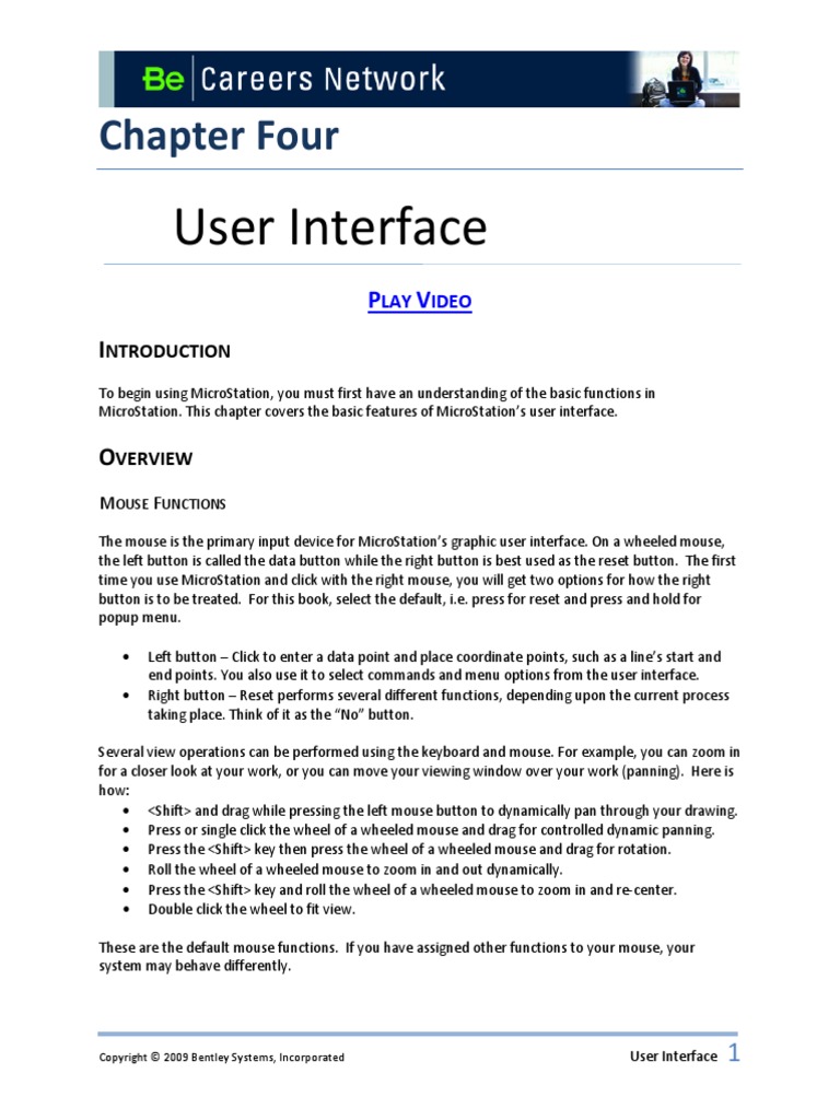 User Interface: Chapter Four | PDF | Menu (Computing) | Button (Computing)