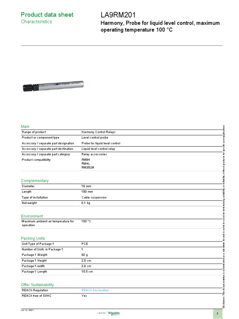 Harmony Control Relays - LA9RM201 | PDF | Physical Sciences | Materials