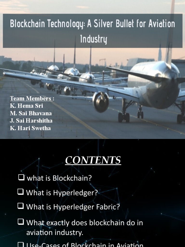 Blockchain in Aviation: Use Cases & Benefits | PDF | Business | Computers
