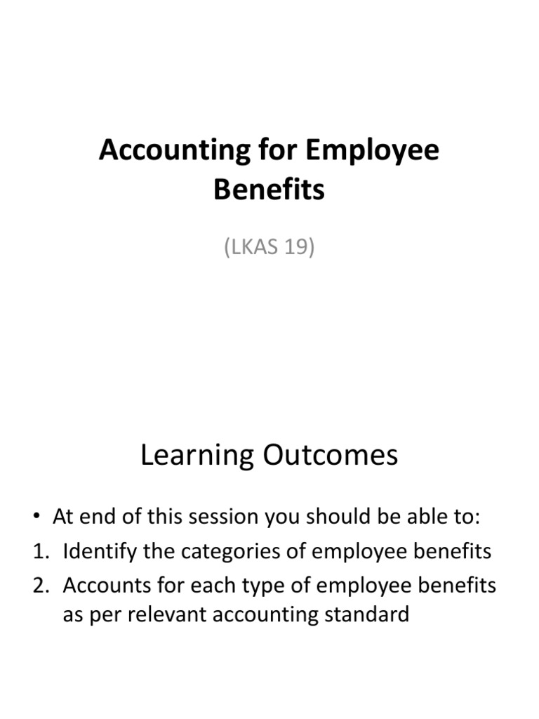 LKAS 19 2021 Upload | PDF | Defined Benefit Pension Plan | Fair Value