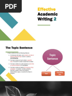 Topic Sentence and Controlling Idea Exercises - Students Part | PDF ...