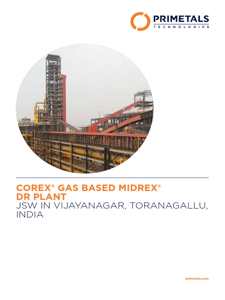 Corex R Gas Based Midrex DR Plant | Download Free PDF | Iron | Steel