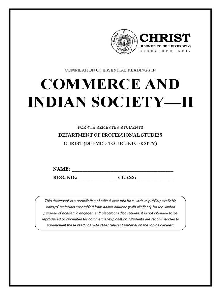 Commerce and Indian Society-II | PDF | Economies