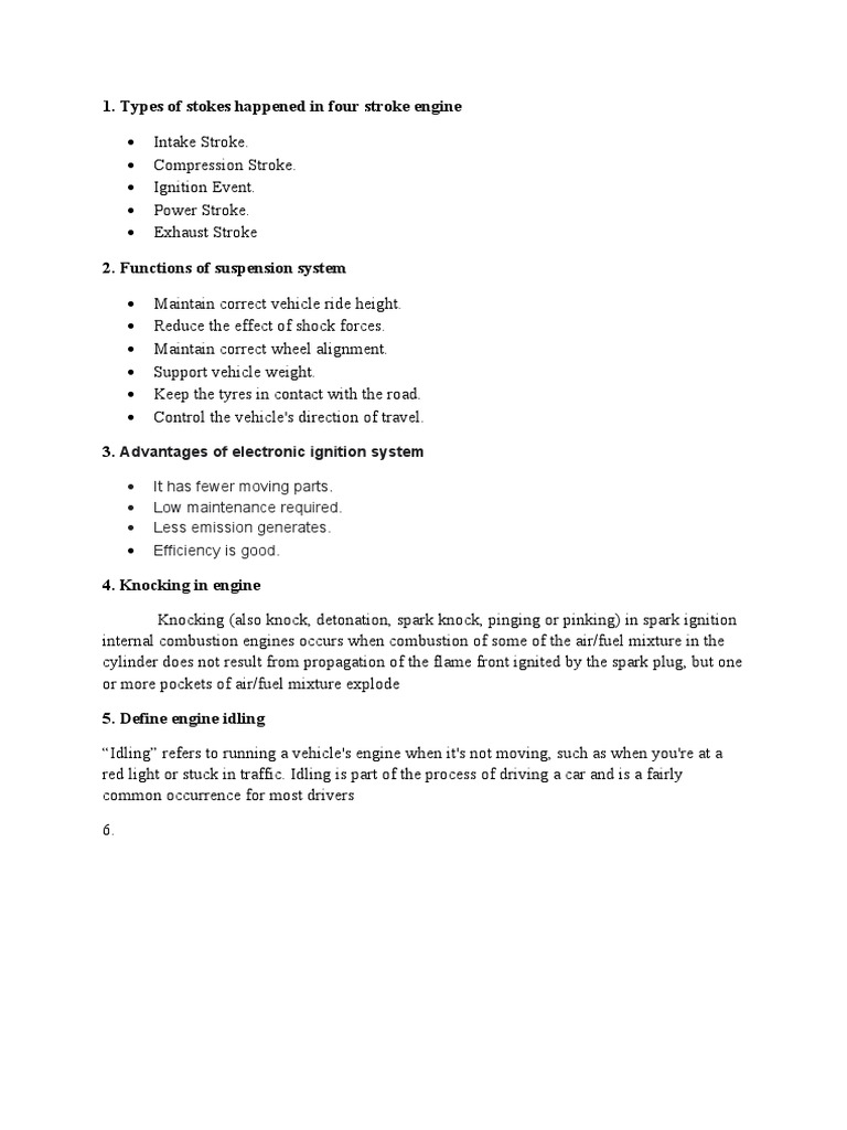 An In-Depth Examination of Automotive Systems and Principles: From ...