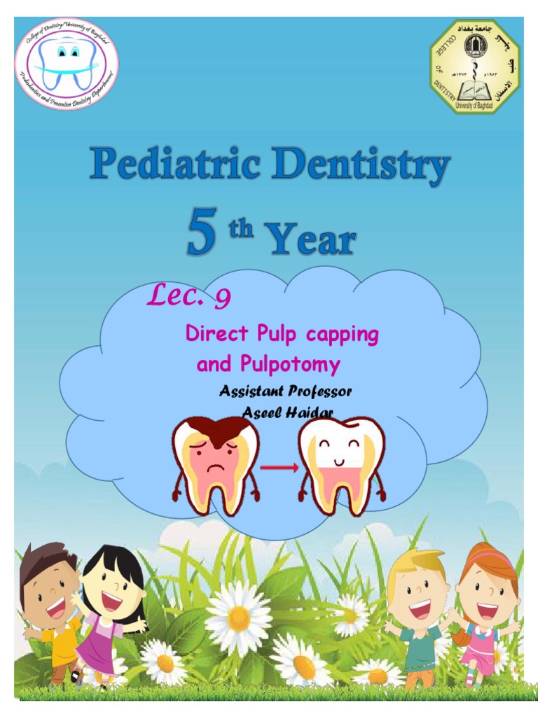 9-Direct Pulp Capping and Pulpotomy | PDF | Health Care | Clinical Medicine
