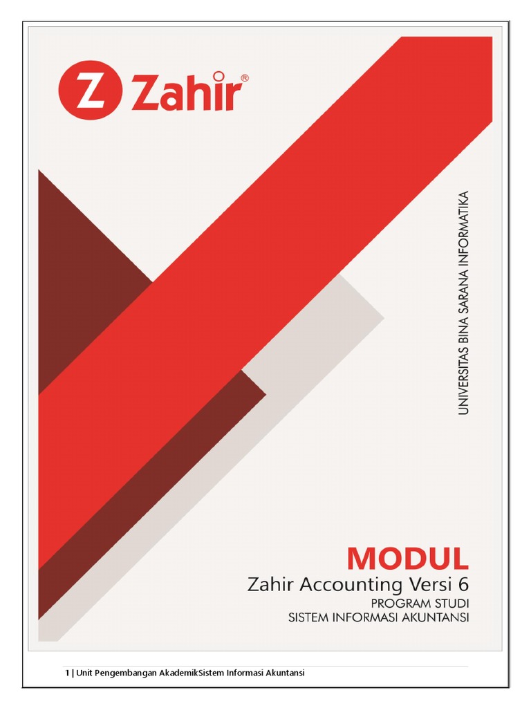 Modul Zahir Accounting Versi 6 - Maret 2021 | PDF | Bisnis