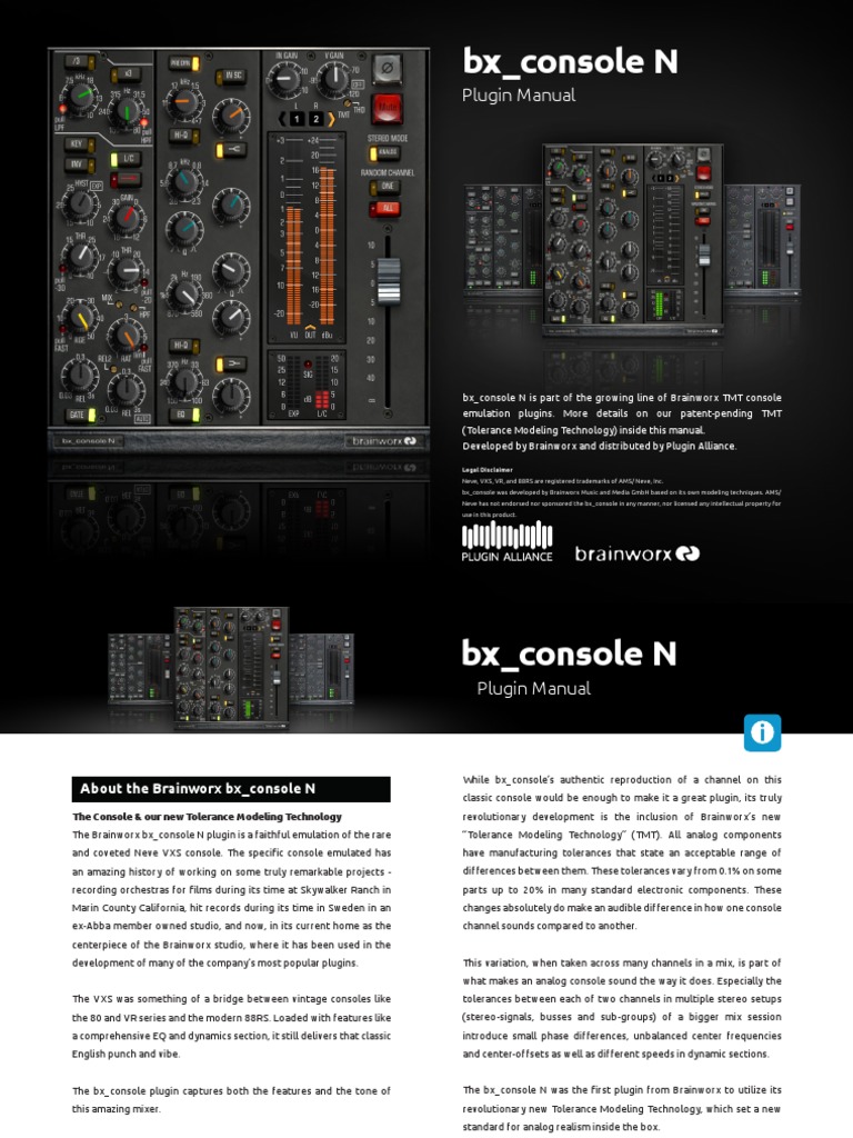BX - Console N Manual | PDF | Equalization (Audio) | Telecommunications ...