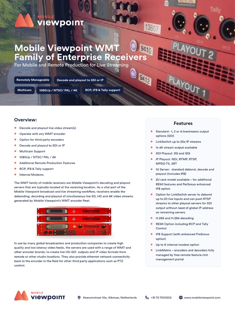 MVP Salessheet Decoders-1 | PDF | Streaming Media | Data Compression