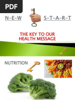 NewSTART Health Principles for SDA Youth | PDF | Foods | Healthy Diet