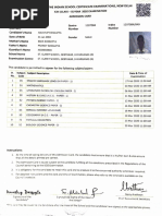 Study Certificate Format | PDF