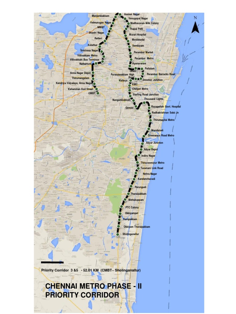 Chennai Metro Phase - Ii Priority Corridor | PDF