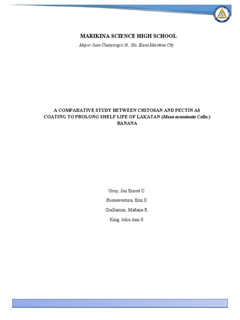 Marikina Science High School | PDF | Student's T Test | P Value