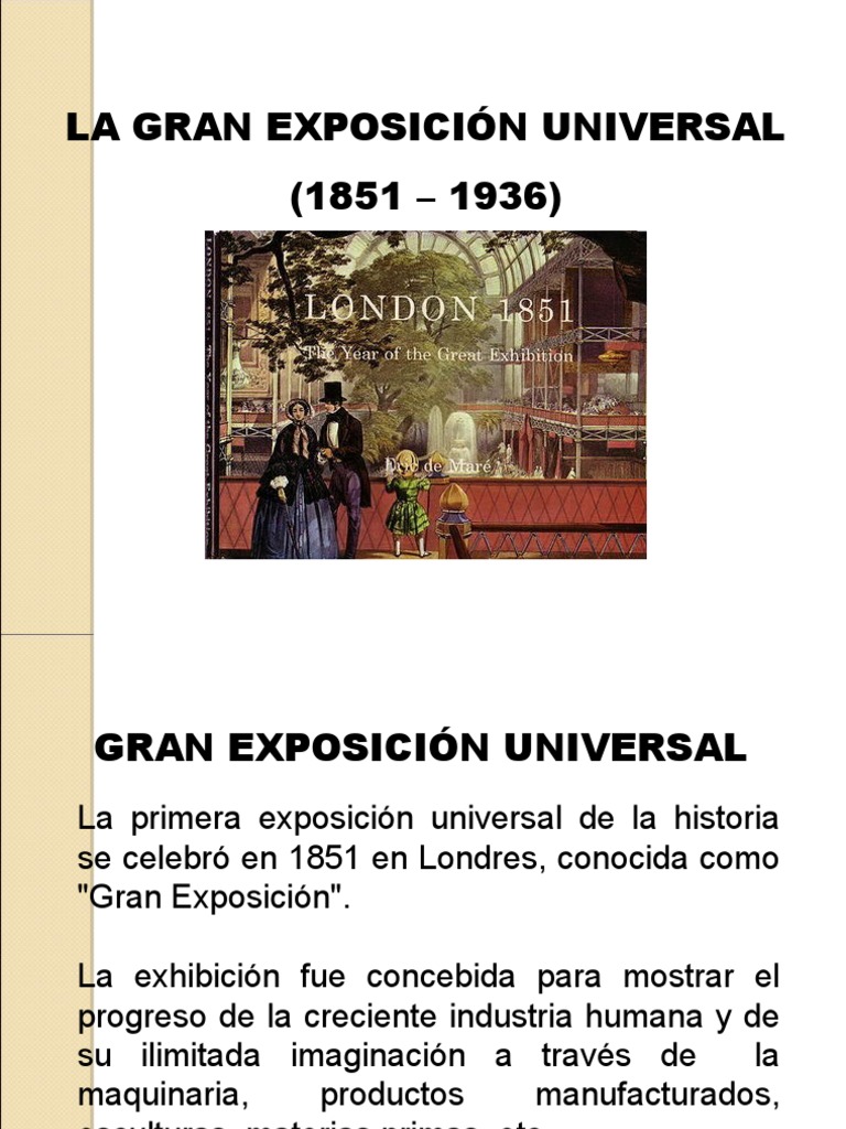 La Gran Exposicion Universal | Descargar gratis PDF | Feria Mundial ...