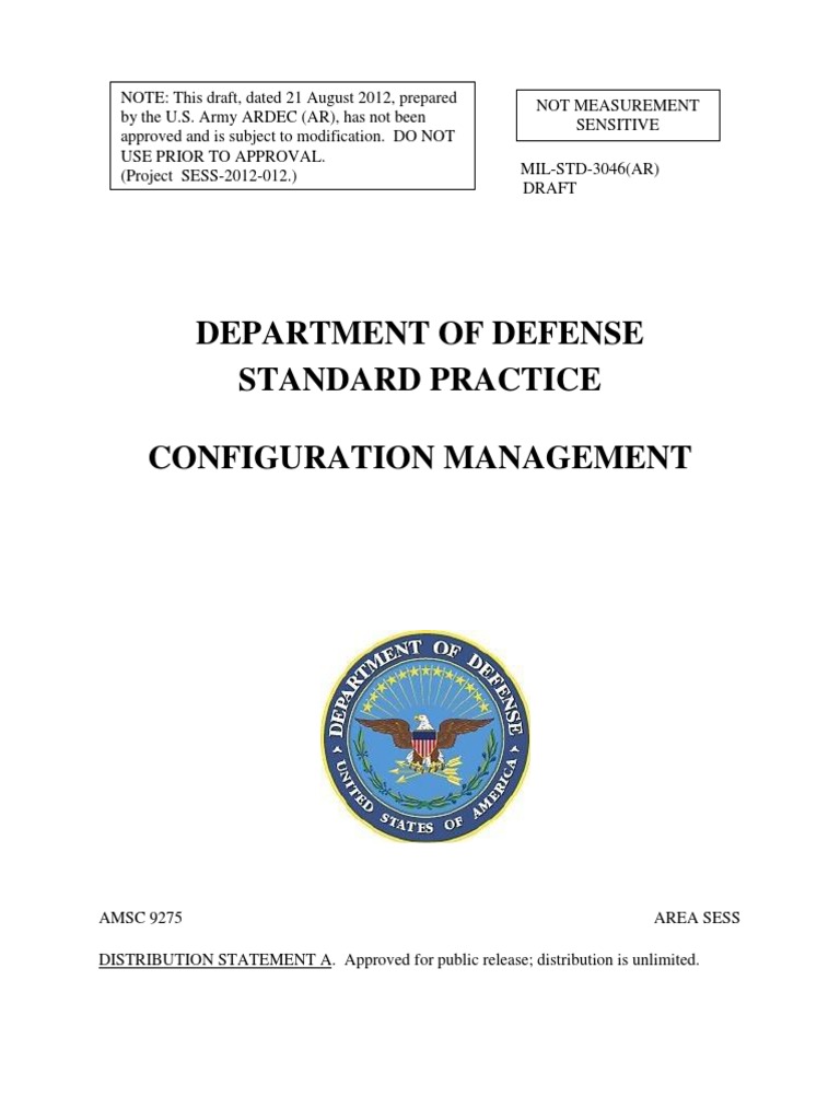 Mil STD 3046 (Ar) Draft | PDF | Specification (Technical Standard ...
