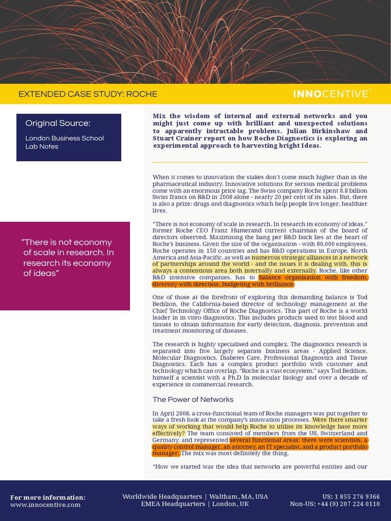 Roche Case Study | PDF