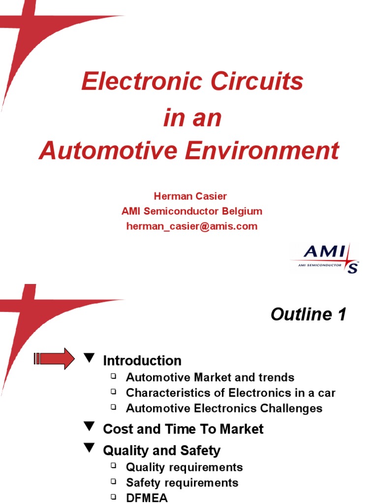 Automotive Electronic Circuits Overview | PDF | Electromagnetism ...