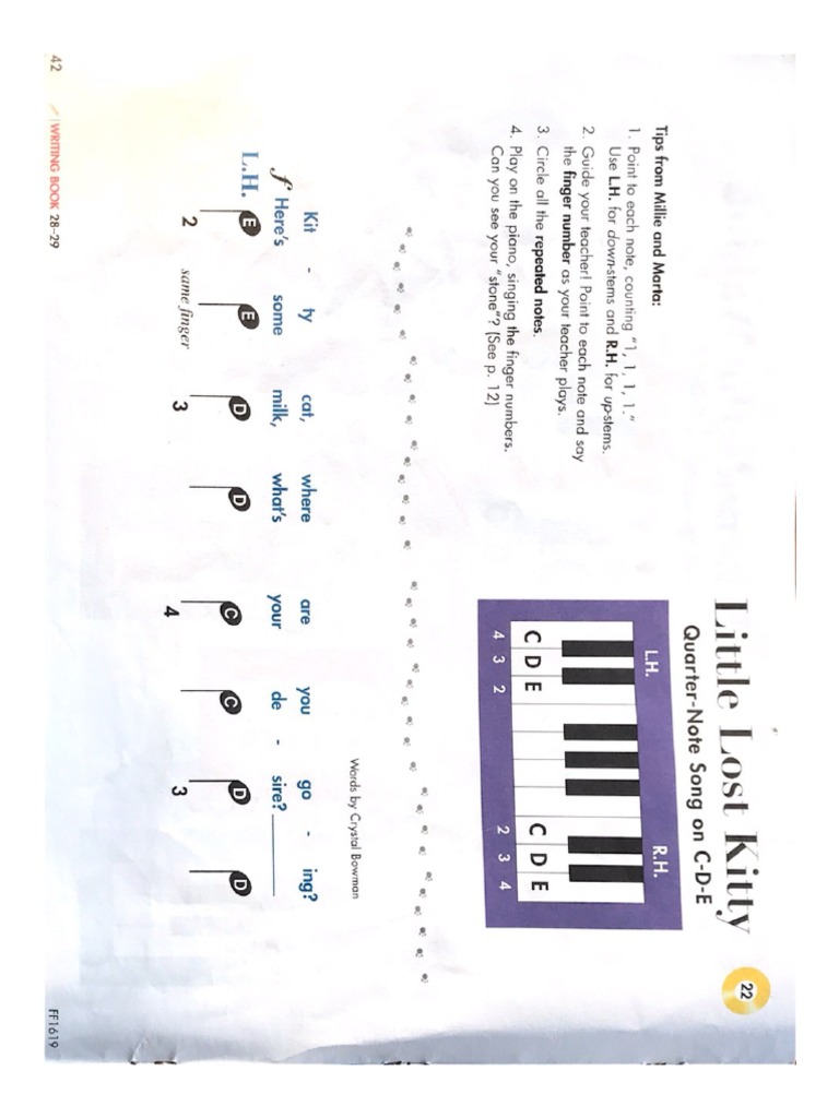 My First Piano Adventure Book A | PDF
