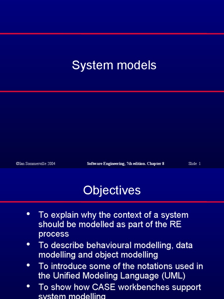 Types of System Models | PDF | Object (Computer Science) | Class ...