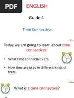 Time Connectives | PDF