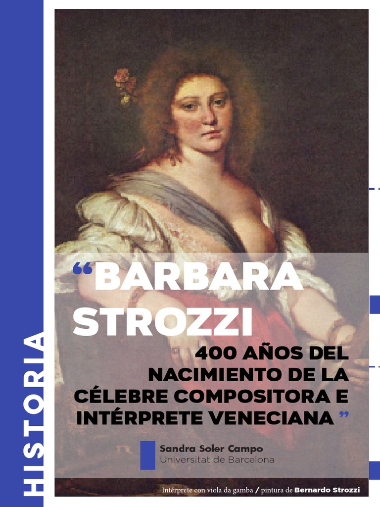 Barbara Strozzi | PDF | Ópera | Las artes escénicas