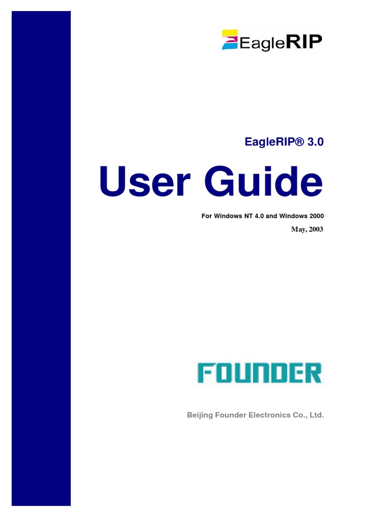 Eagle RIP OperatorGuide - ENG | PDF | Microsoft Windows | Operating System