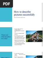 Useful Phrases For Describing Pictures With Examples | PDF