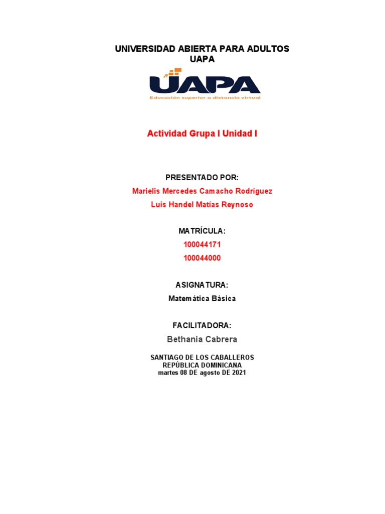 Tarea Grupal 1 Grupal | PDF