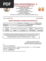 80G Receipt | PDF | Payments | Society