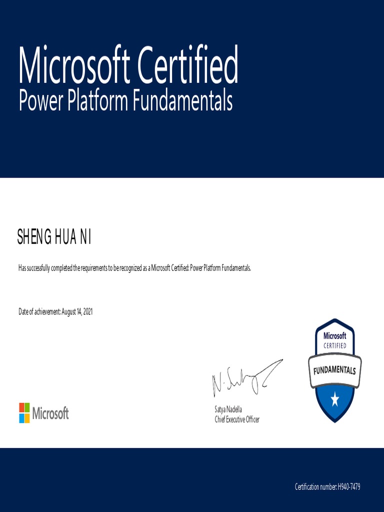 Microsoft Certified Power Platform Fundamentals | PDF