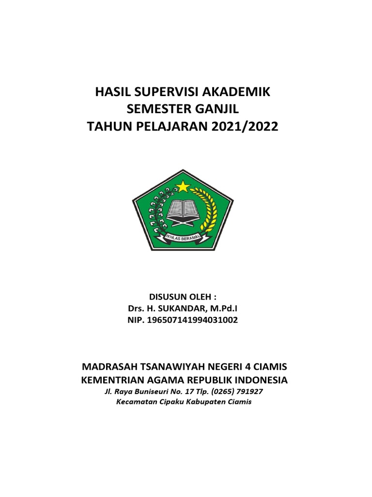 Cover Supervisi | PDF