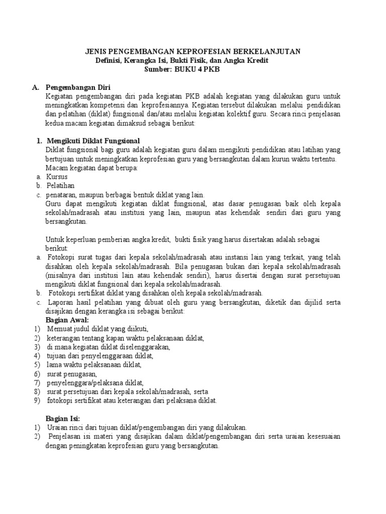 Jenis Pengembangan Keprofesian Berkelanjutan | PDF | Karier & Perkembangan | Bisnis