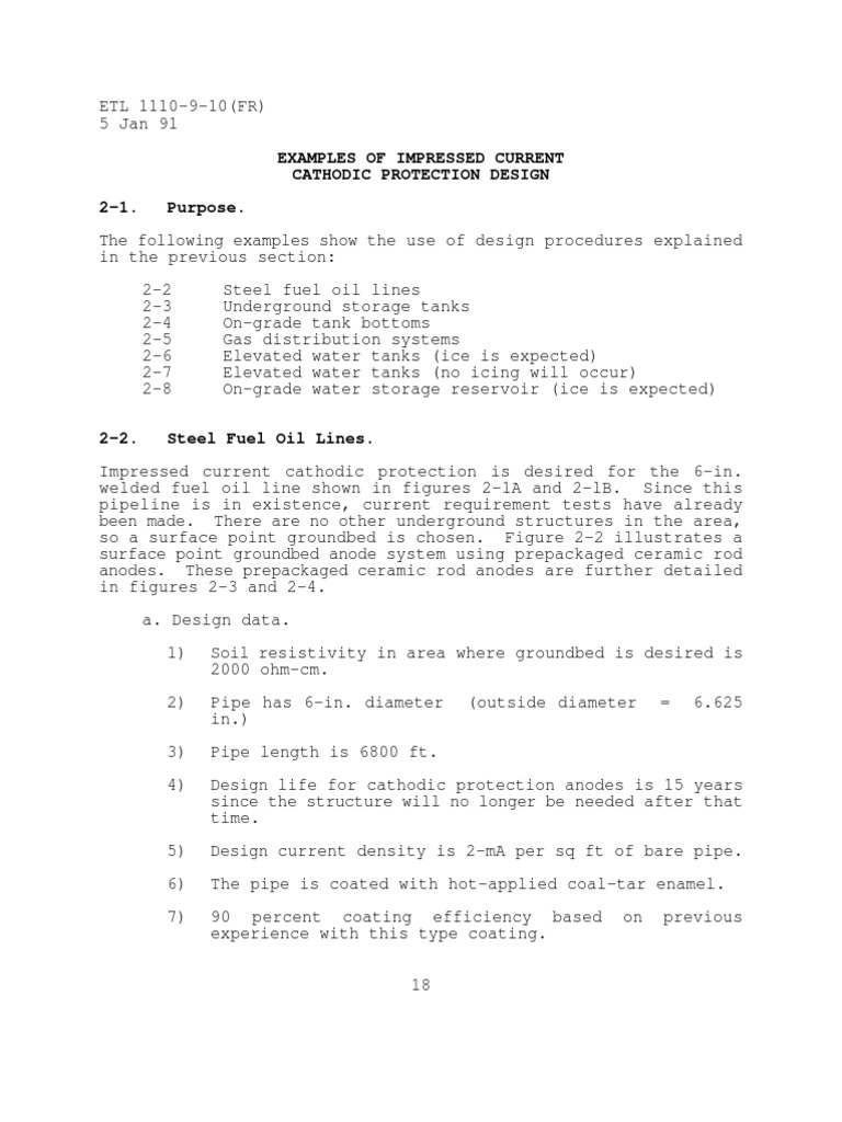 Cathodic Protection Design | Download Free PDF | Electrical Resistance ...