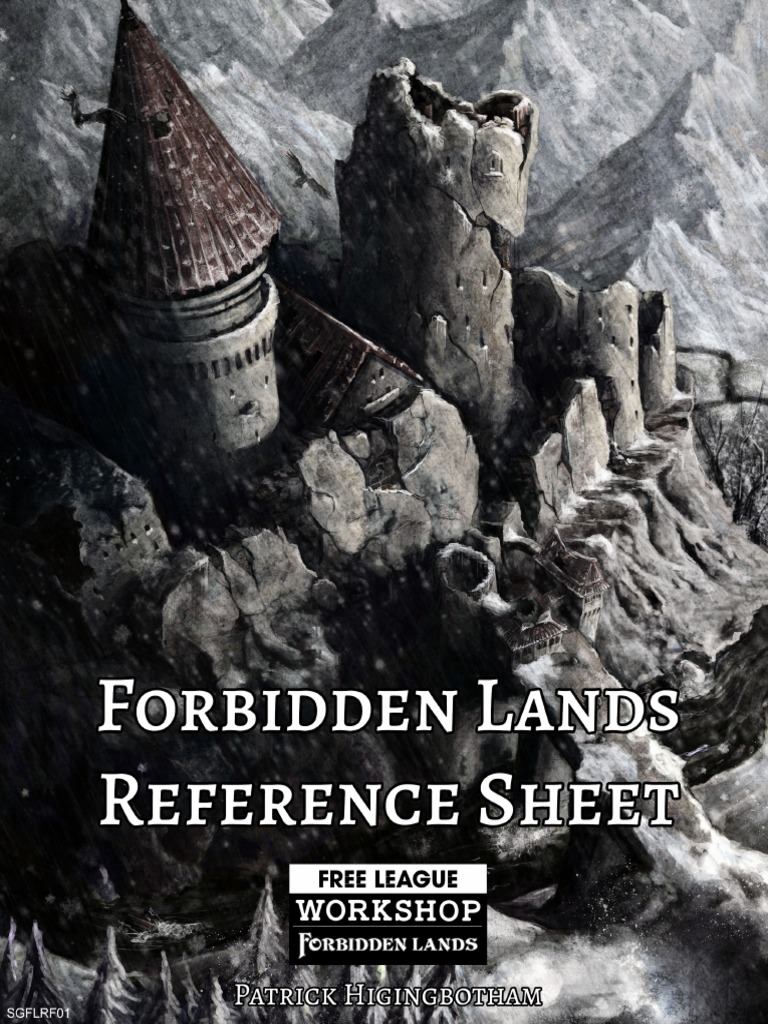 912541-Forbidden Lands Reference Sheet | PDF