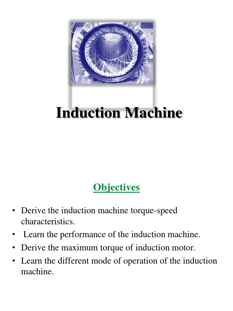 Analysis of Induction Motor Performance Characteristics and Operating ...