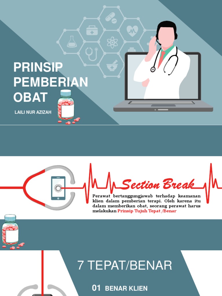 Prinsip Pemberian Obat | PDF | Kesehatan Holistik