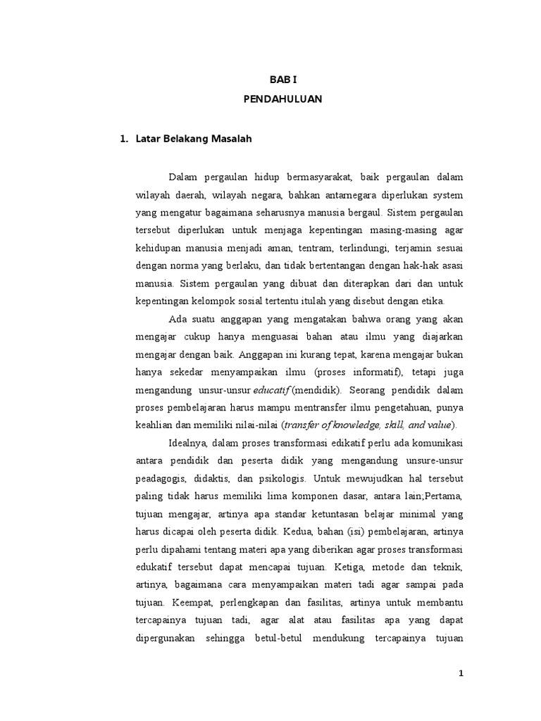 Makalah Etika Profesi Pendidikan | PDF