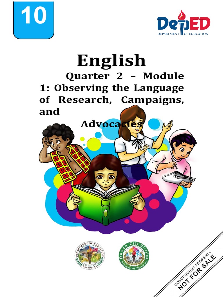 G10 ENGLISH Module 1 Edited | PDF | Survey Methodology | Validity ...